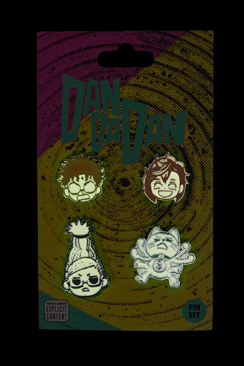 Dan Da Dan Pin Set - Glow-in-the-Dark – Shonen Jump Store