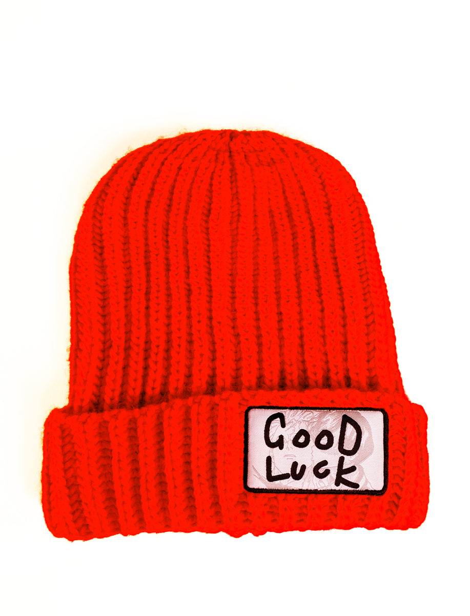 Undead Unluck Good Luck Beanie - Red – Shonen Jump Store