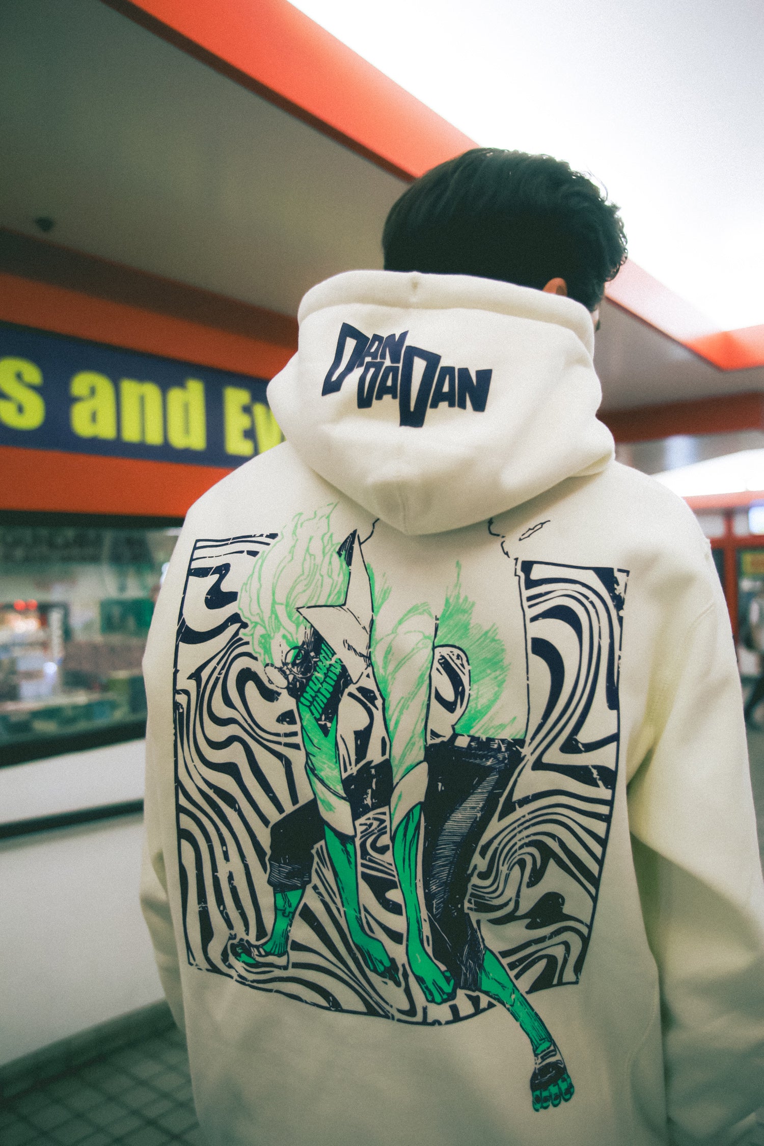 Dandadan Okarun Transformed Hoodie - Bone – Shonen Jump Store
