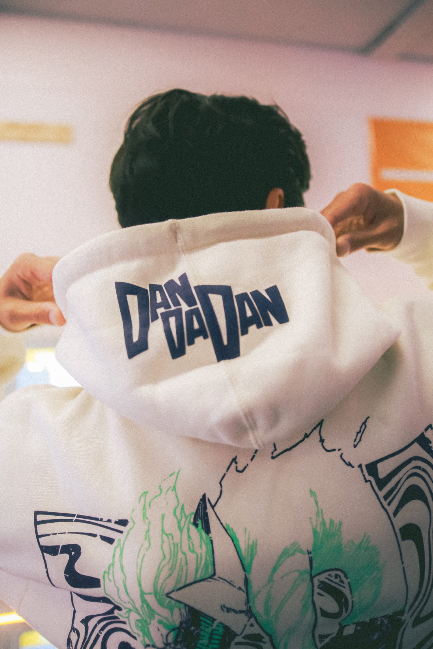 Dandadan Okarun Transformed Hoodie - Bone – Shonen Jump Store