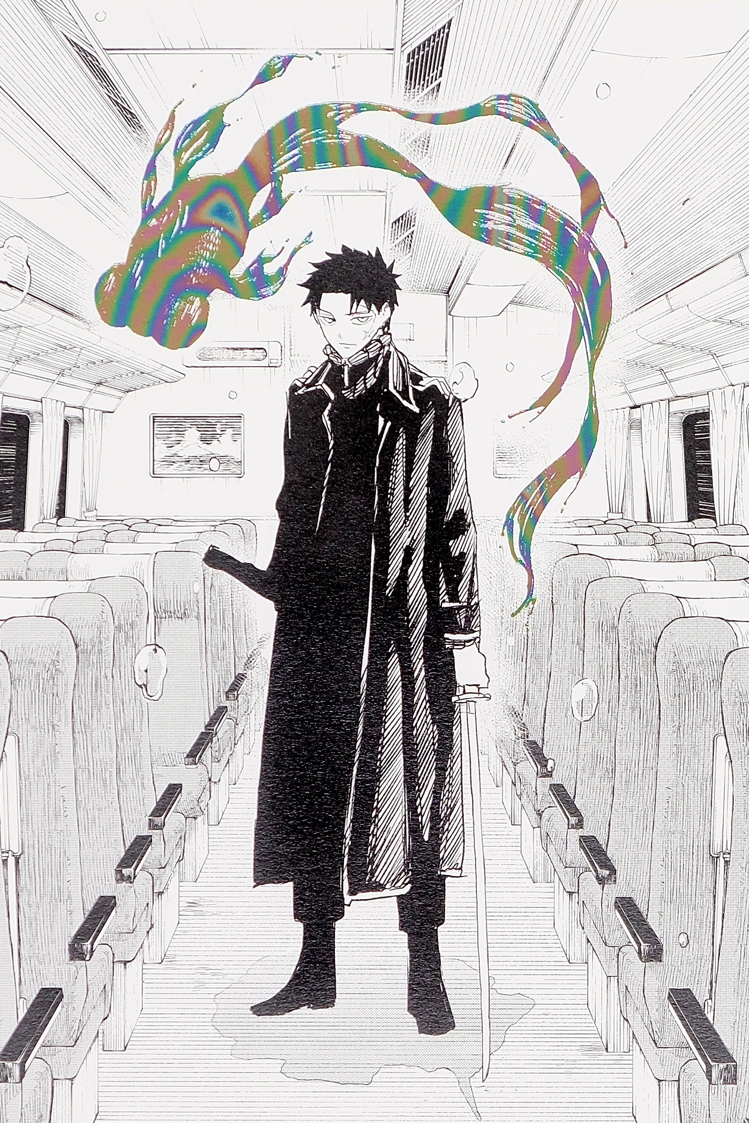 Kagurabachi Manga Panel Art Print with Holographic Details – Shonen ...
