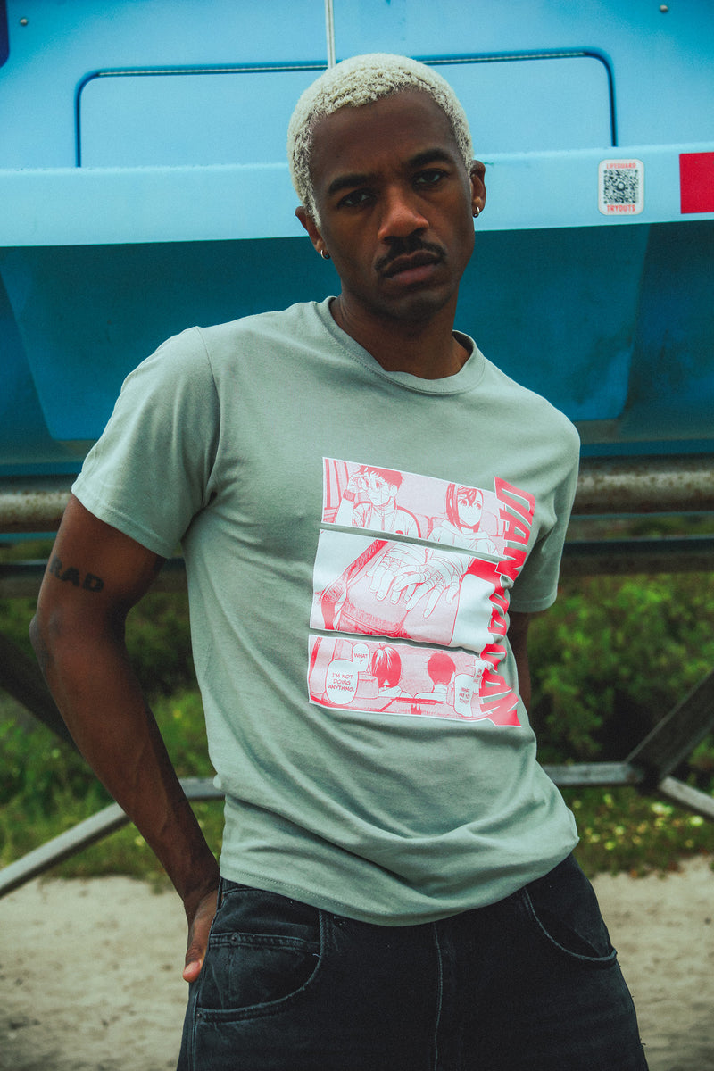 Dan Da Dan Crush Tee - Stonewash Green – Shonen Jump Store