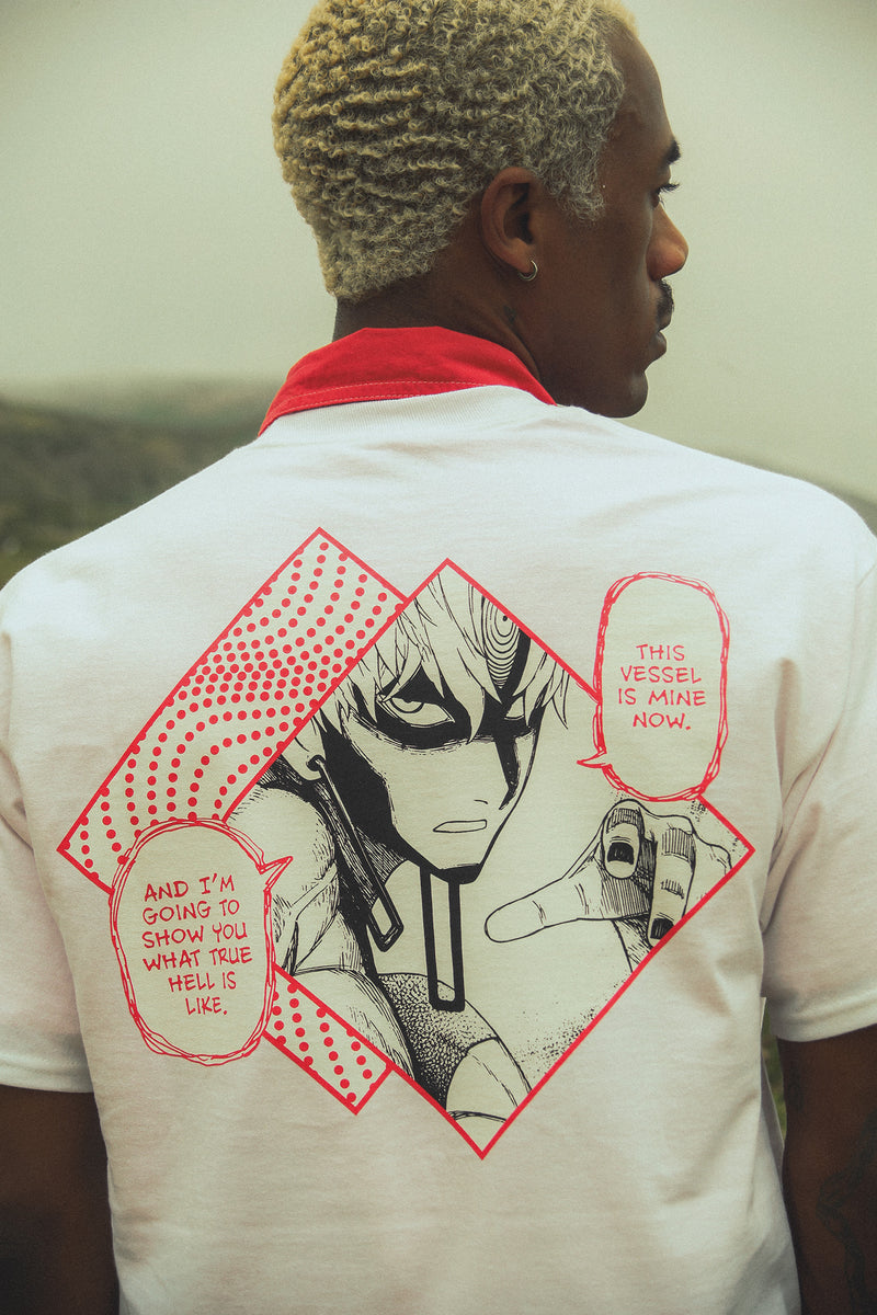 Dan Da Dan Evil Eye Tee- White – Shonen Jump Store