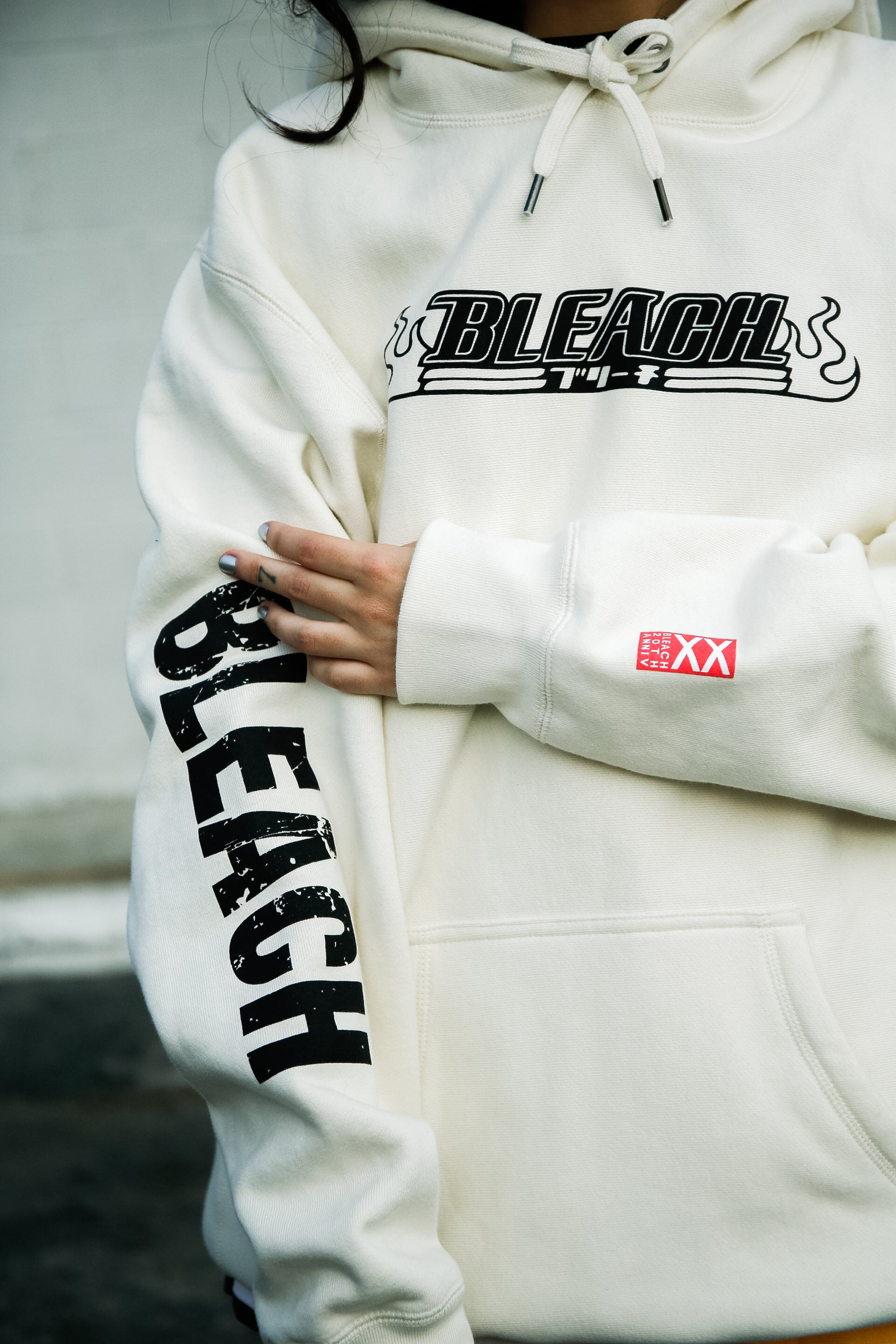 Bleach Ichigo Strike Hoodie - Bone – Shonen Jump Store