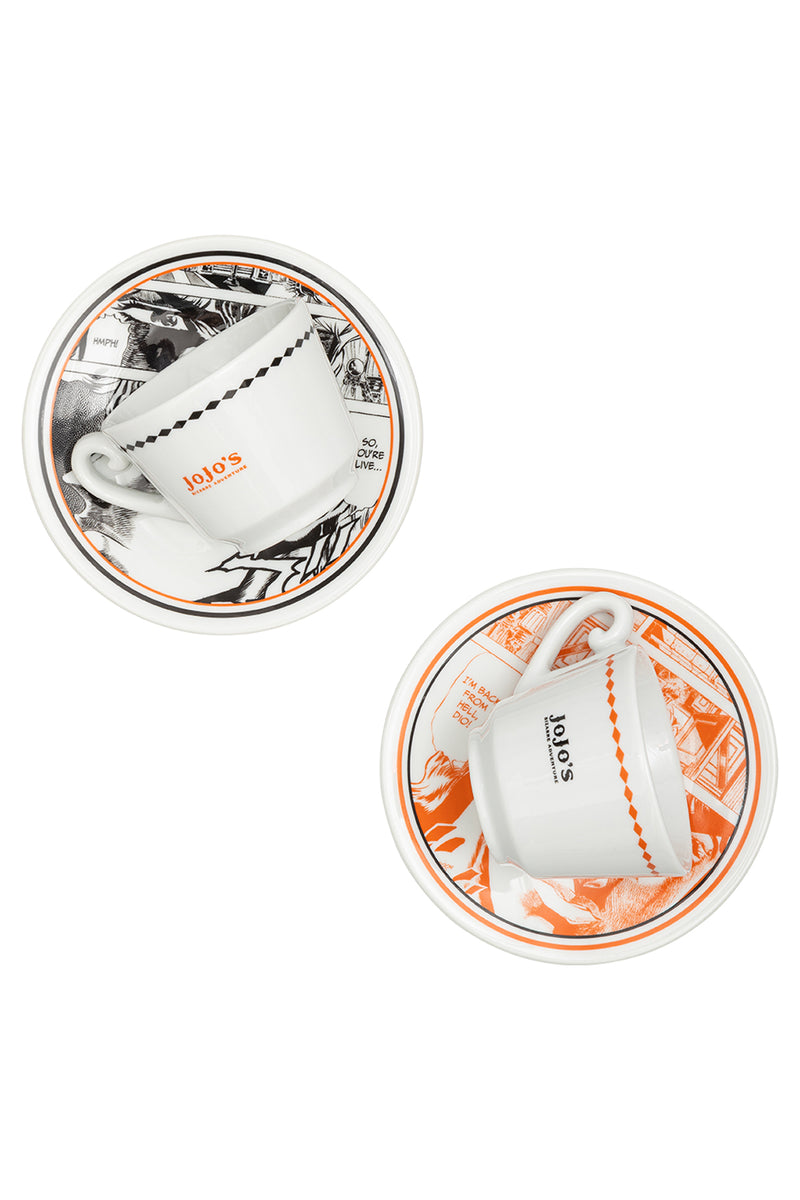 JoJo's Bizarre Adventure Phantom Blood Porcelain Tea Cup and Saucer Se ...