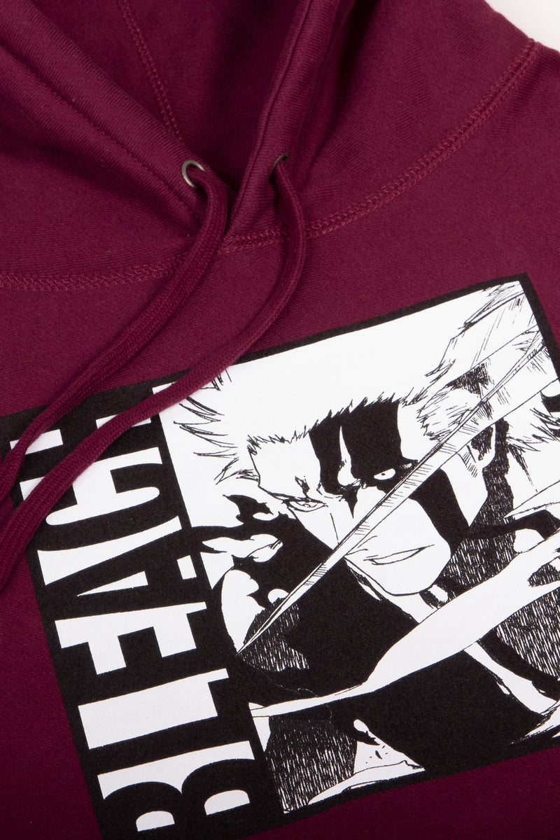Bleach Ichigo Face Hoodie - Maroon – Shonen Jump Store