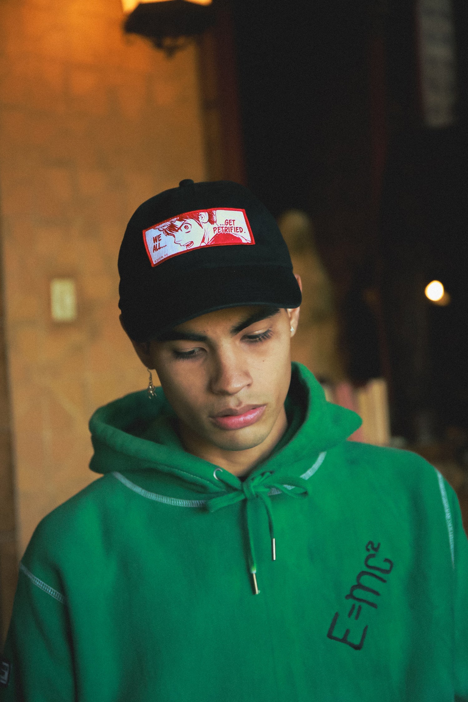 Dr. STONE Chrome Petrified Dad Hat - Black – Shonen Jump Store